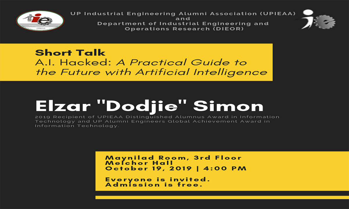 UPD Department of Industrial Engineering and Operations Research ...