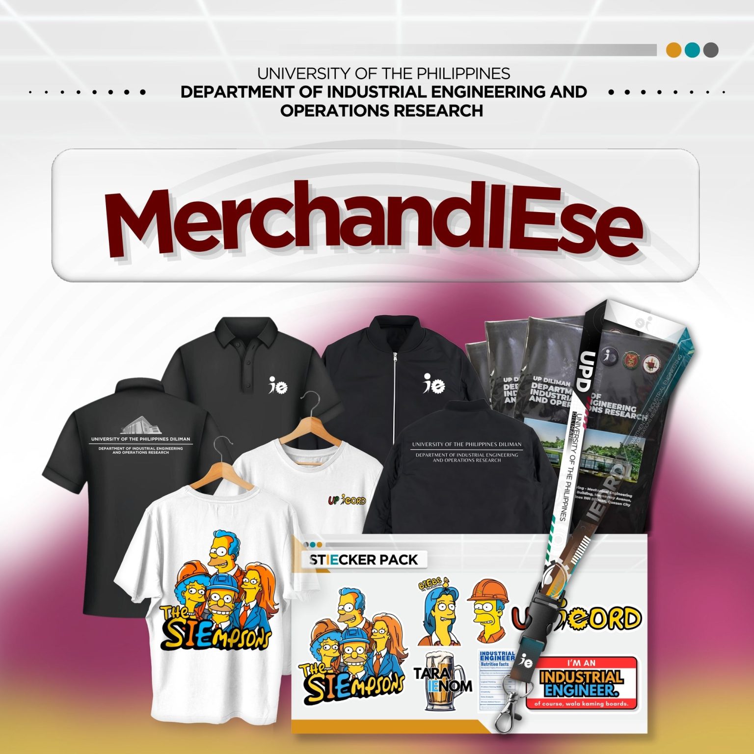 ALLIES & IEORD Present: The IE Merchandise Collection - Department of ...